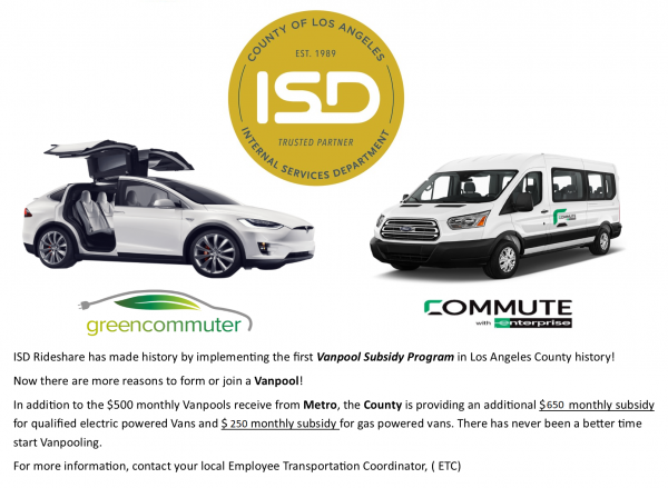 Rideshare LA County – Take Pride. Share the Ride